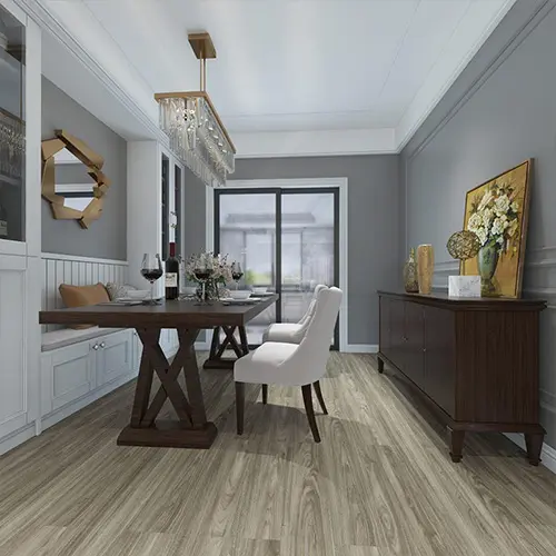 SPC rigid sheet flooring